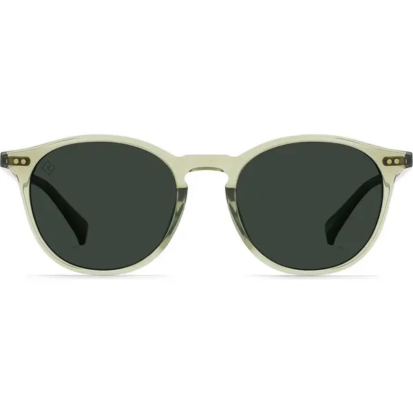 Raen Basq 50mm Polarized Round Sunglasses
