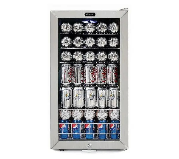 WHYNTER 120-can Beverage Refrigerator With Lock
