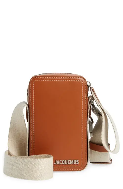 Jacquemus Le Cuerda Vertical Leather Shoulder Bag - Light Brown 2