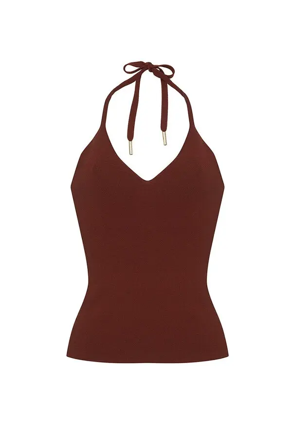 Cara Cara Claudette Knit Top - Rust
