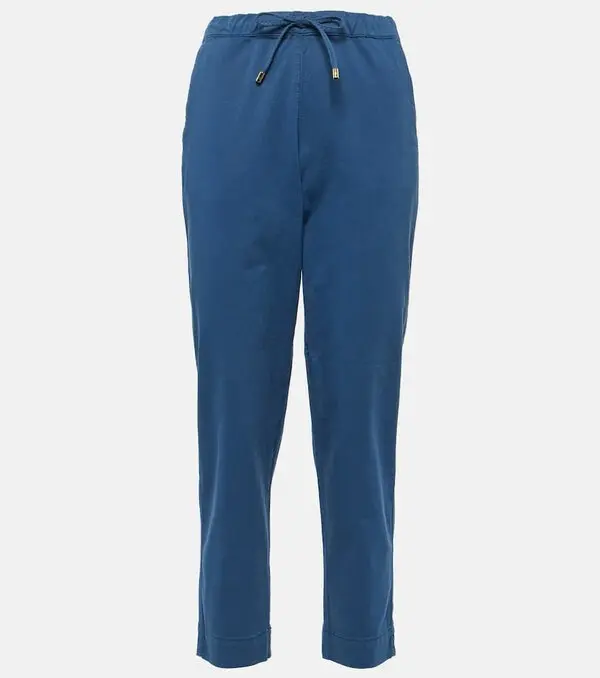 Max Mara Terreno Cropped Pants - Blue