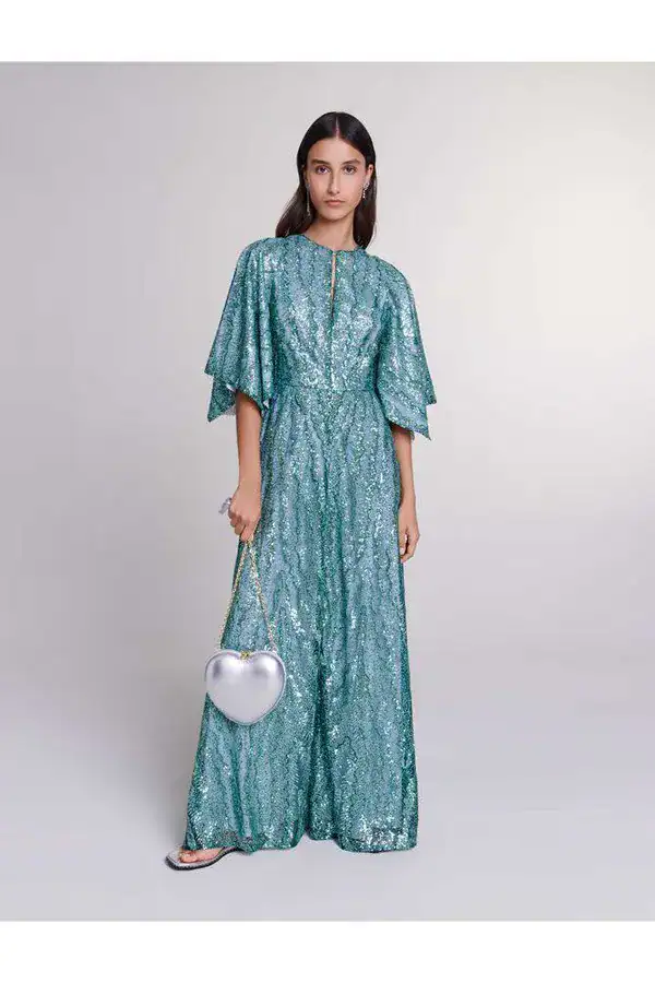 luxary bottle green dressing gown mens Green Rexy Metallic Mini Dress main image 1