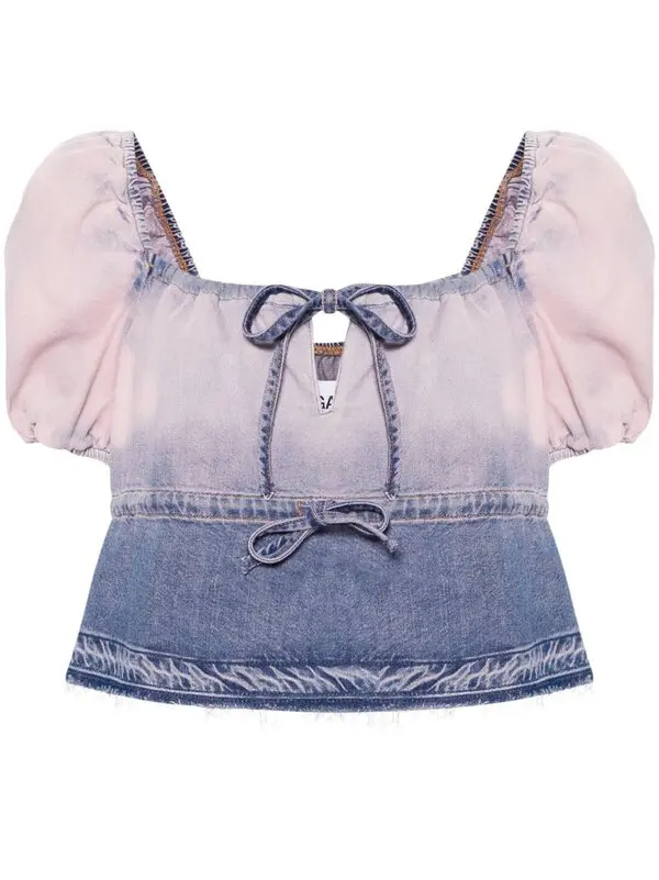 GANNI Future Denim Blouse