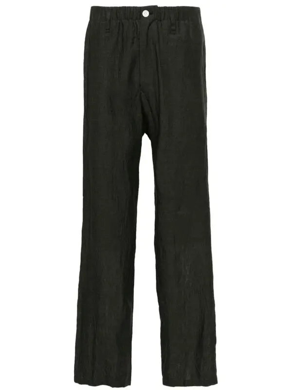 Yohji Yamamoto Seam-detail Tapered Trousers