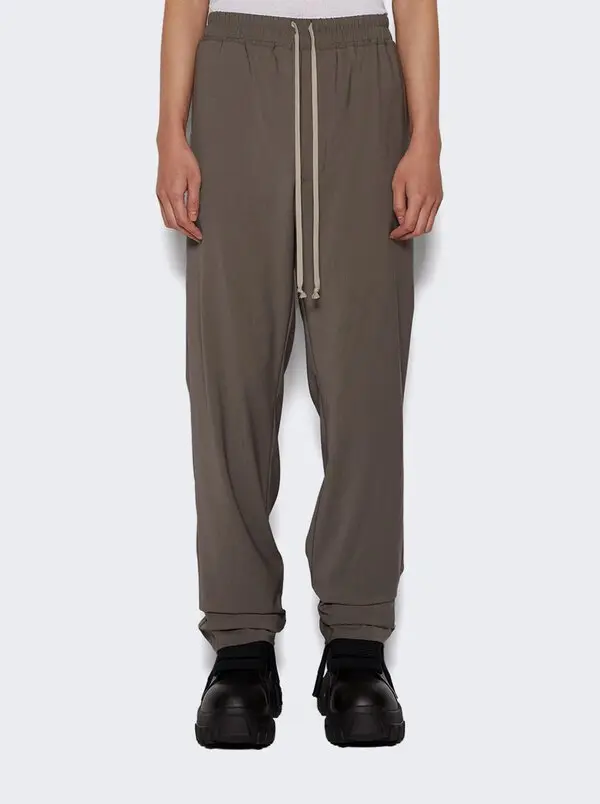 Rick Owens Drawstring Slim Pants - Dust | Editorialist RickOwens