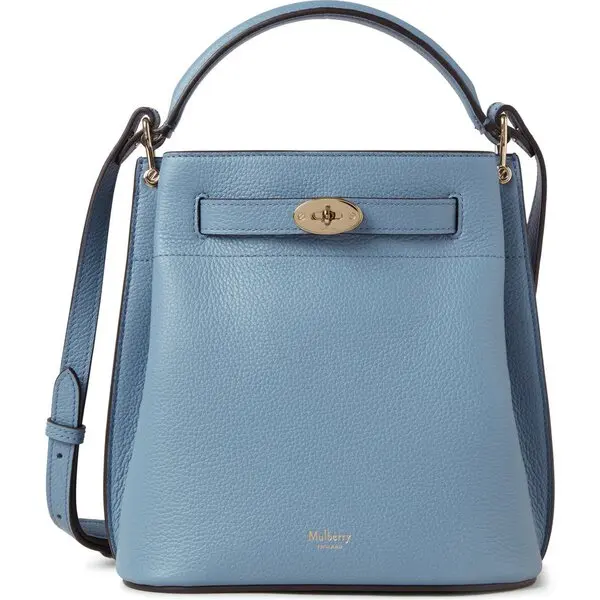 Mulberry Islington Leather Bucket Bag - Brighton Blue