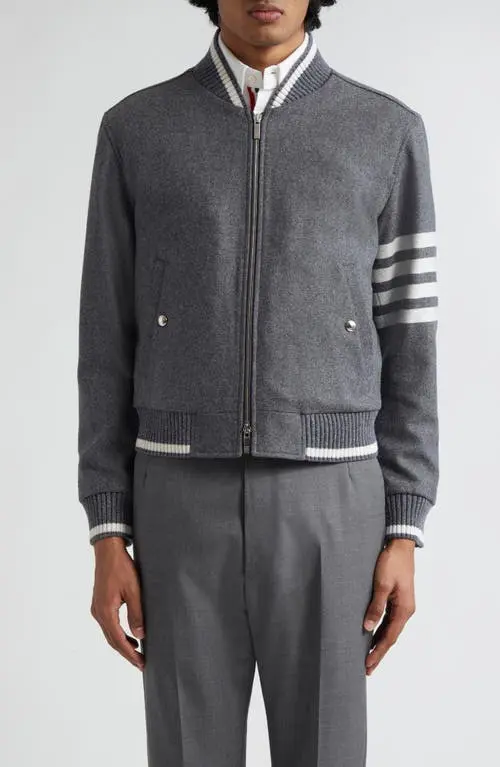 Thom Browne Wool & Cashmere Bomber Jacket