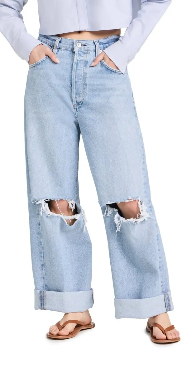 Citizens Of Humanity Ayla Baggy Cuffed Crop Jeans