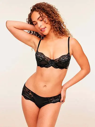 Victoria's Secret Adore Me Chelsi Hipster Panty - Black