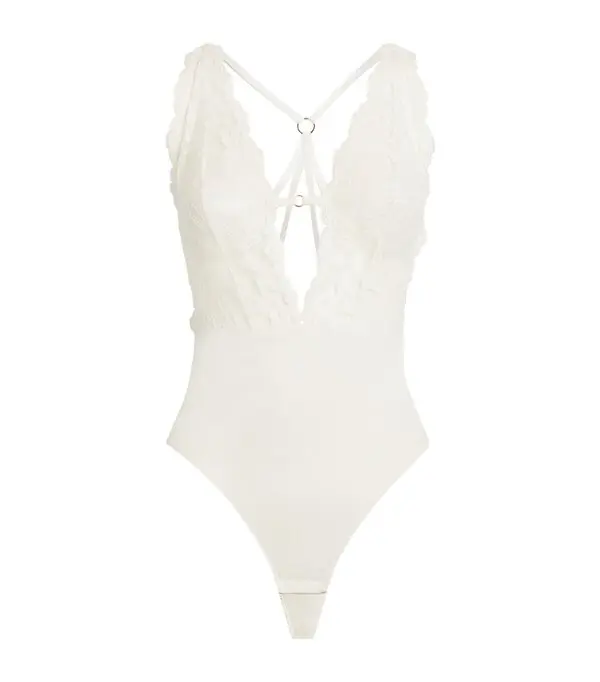 Aubade Kiss Of Love Bodysuit - White | Editorialist