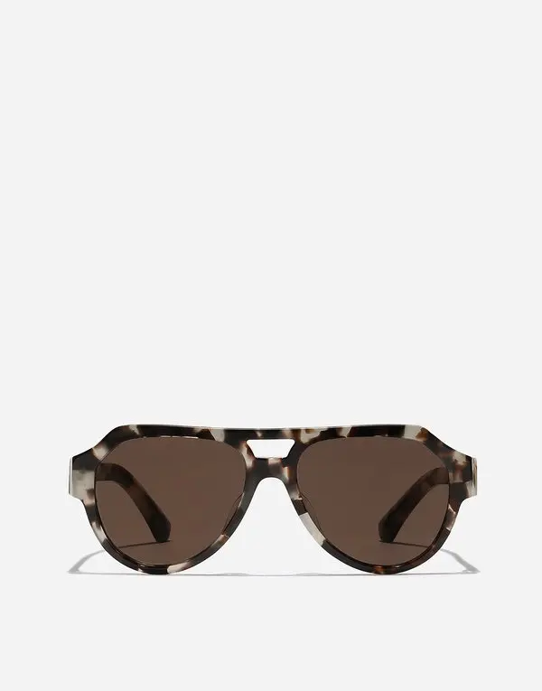 Dolce & Gabbana Sunglasses With Logo - Havana Beige