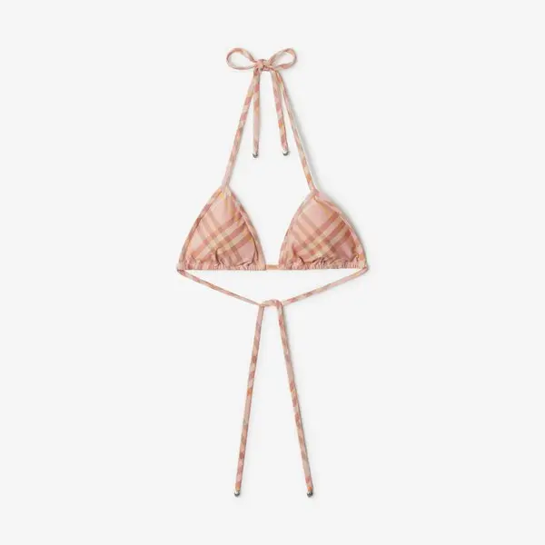 Burberry Check Bikini Top - Teacup