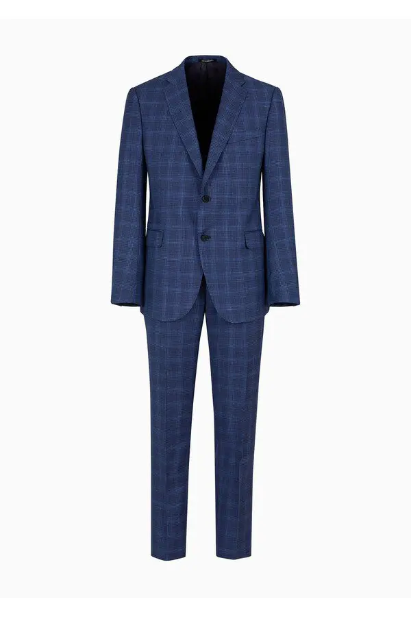 Emporio Armani Men Suits - Blue | Editorialist
