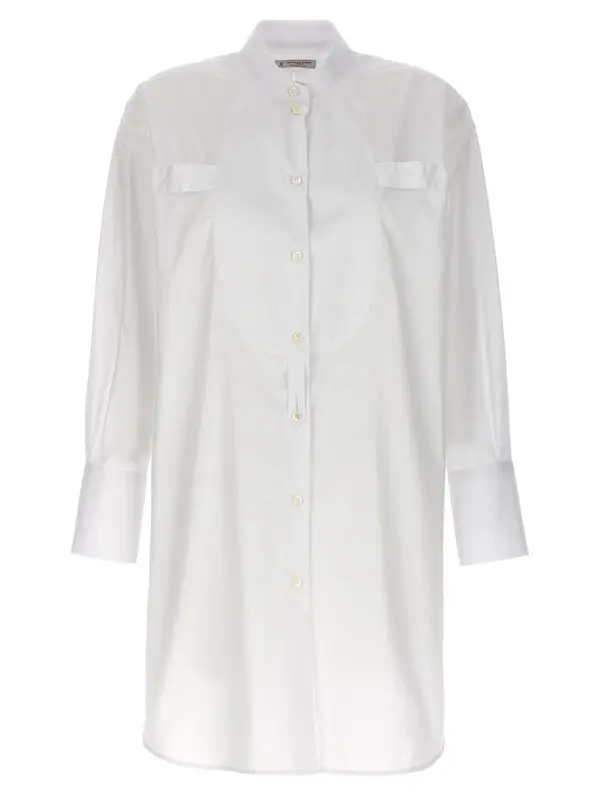 Alberto Biani Long Plastron Tuxedo Shirt
