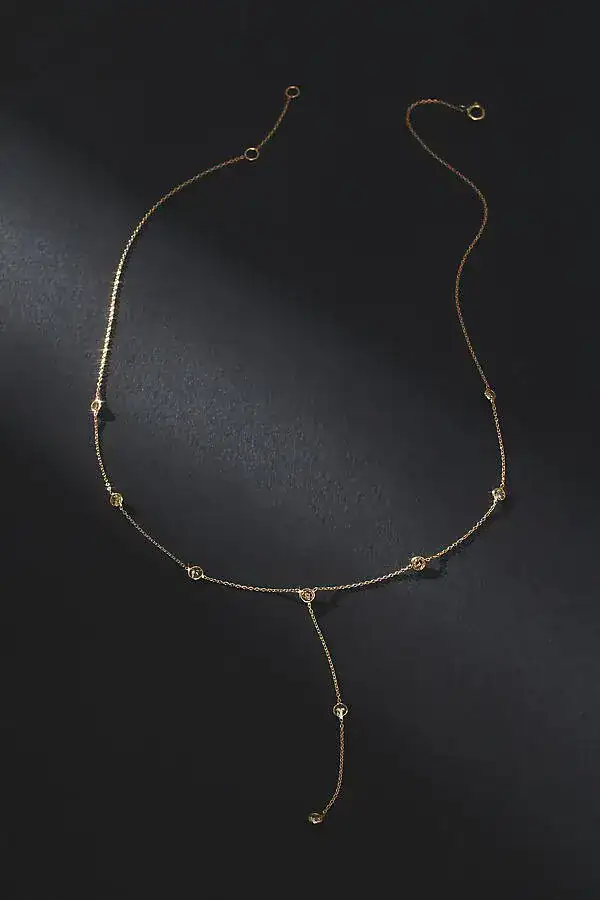 Diamond Y-neck Necklace