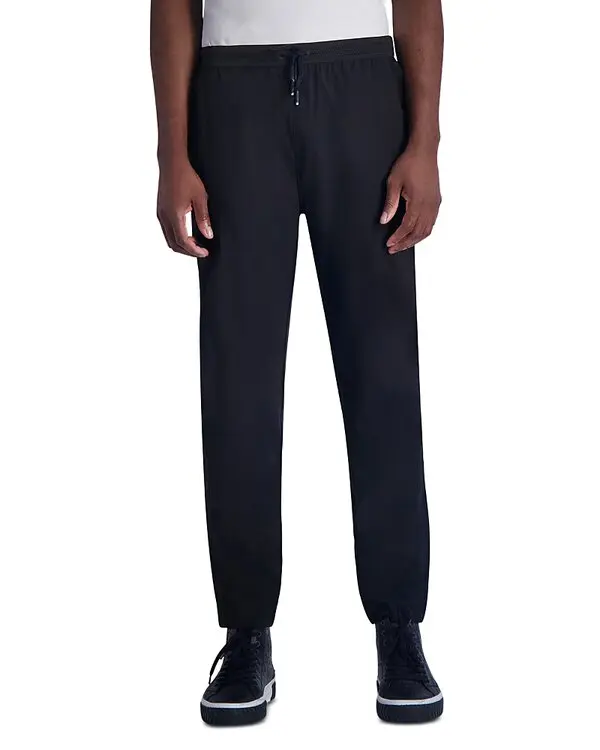 Karl Lagerfeld Paris Lm4 Nylon Blend Mesh Trimmed Slim Fit Track Pants