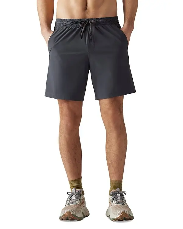 RHONE Pursuit 7" Drawstring Shorts - Asphalt