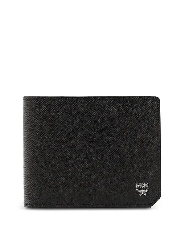 Mcm Aren Small Leather Wallet - Black | Editorialist