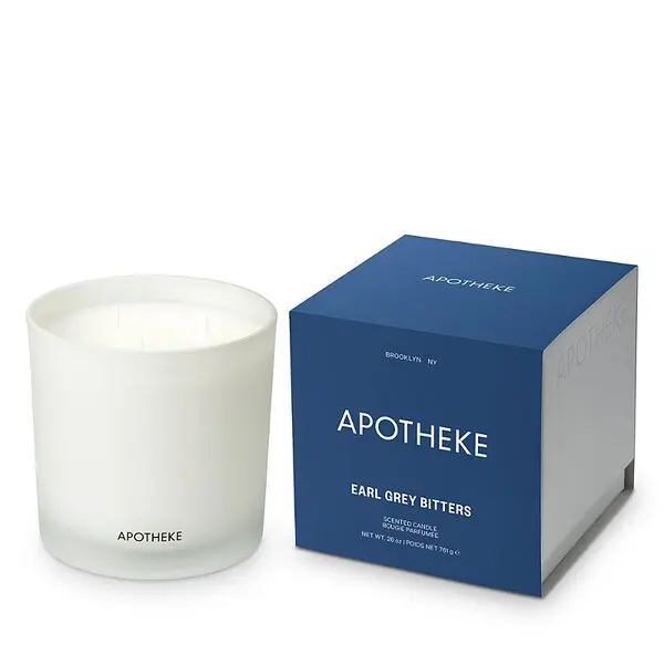 APOTHEKE Earl Grey Bitters 3-wick Candle, 26 Oz
