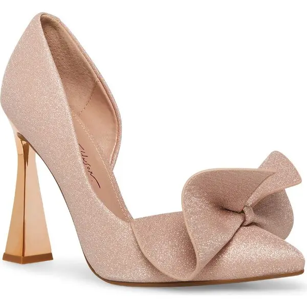 Betsey Johnson Nobble D'orsay Pumps - Champagne