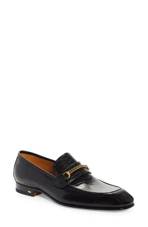 TOM FORD Bailey Chain Detail Loafer