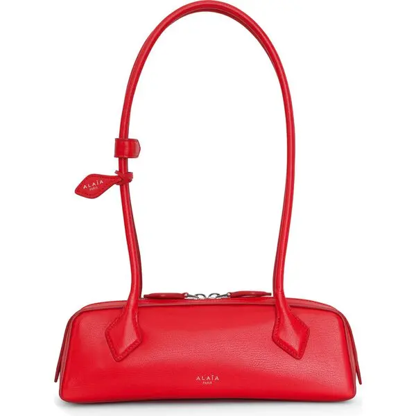Alaïa Le Teckel Small Shoulder Bag - Rouge Vif