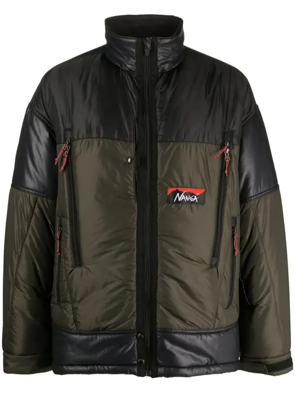 Junya Watanabe High-neck Padded Jacket - Green