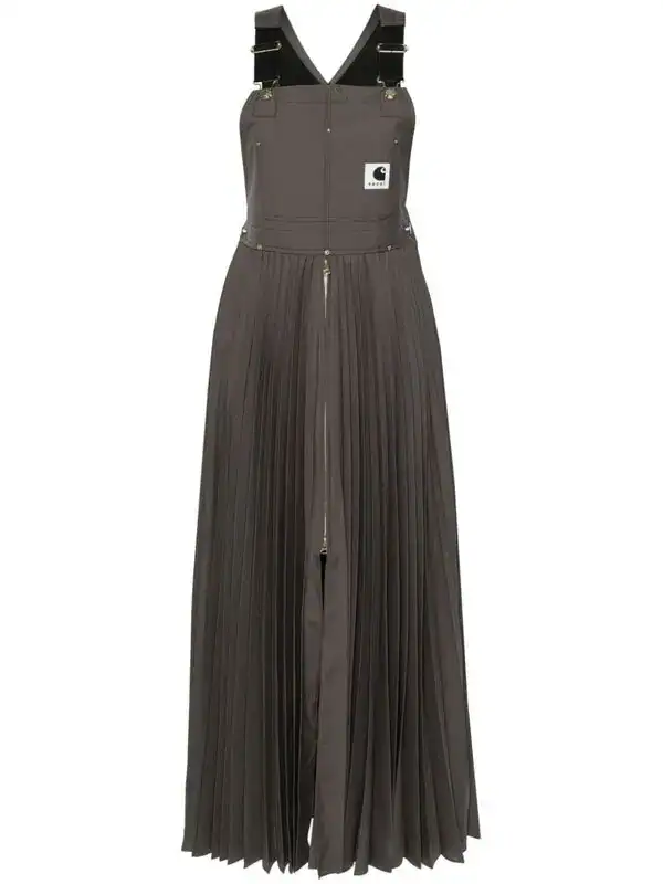 ワンピース sacai Suiting Bonding Dress Sacai サカイ 23AW Suiting Bonding Dress ワンピース 3 ブラック