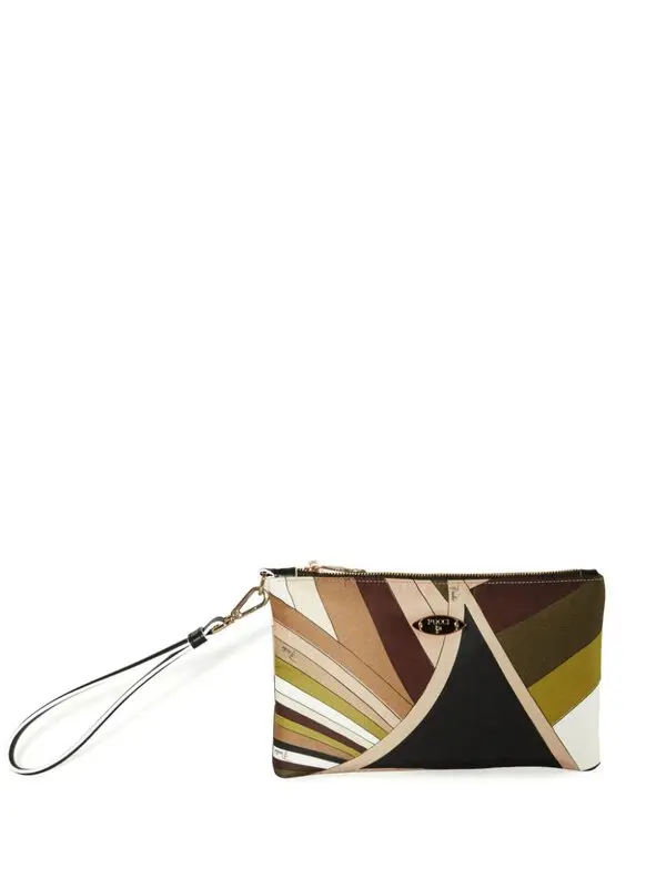 Emilio Pucci Iride-print Clutch - Green