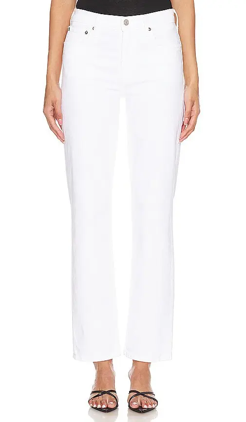 AGOLDE Kye Mid Rise Straight Crop Jeans