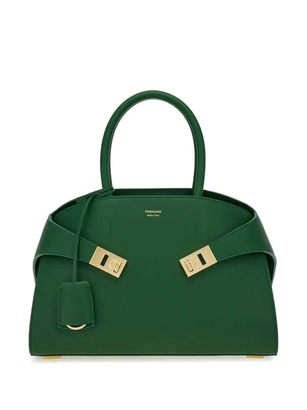 FERRAGAMO Medium Hug Tote Bag - Green