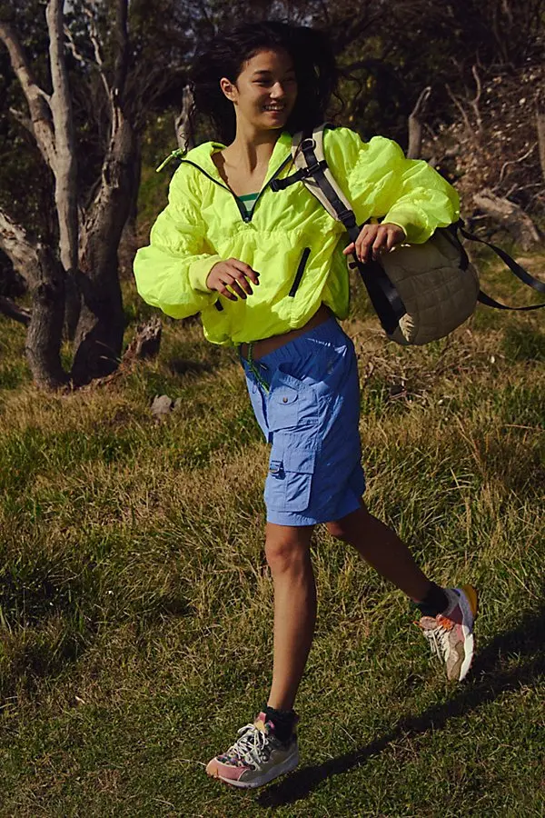 Free People Happy Camper Pullover - Highlighter