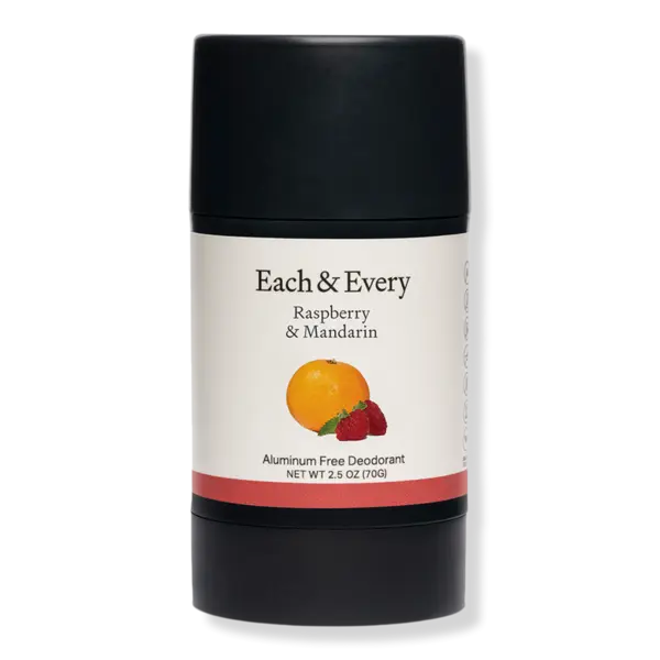 EACH & EVERY After Glow Raspberry & Mandarin Natural Fragrance Deodorant