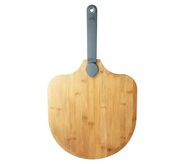 JOYCE CHEN Old Stone Bamboo Pizza Peel With Folding Handle 14'x16