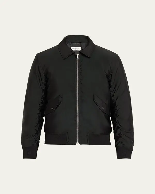 Saint Laurent Faille Bomber Jacket