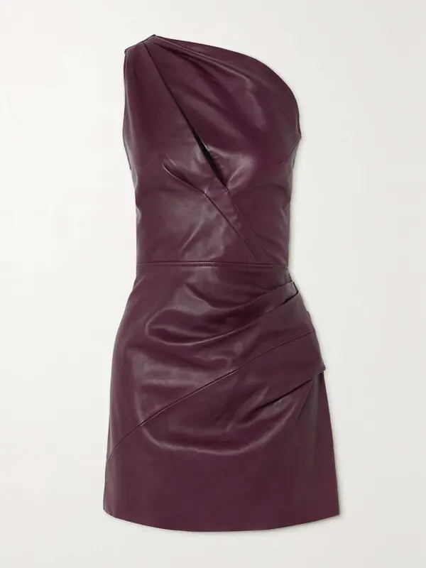 manuka brown dress Women's Honey Baby Sleeveless Faux Suede Mini Dress in Brown main image 1