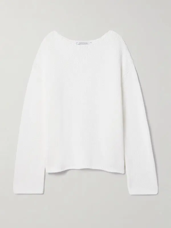 Another Tomorrow Net Sustain Organic Cotton Sweater