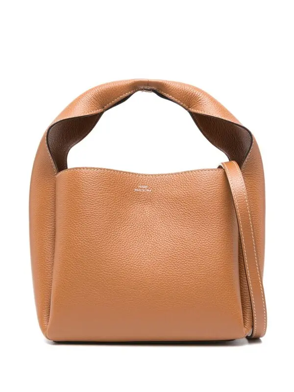 TOTÊME Bucket Leather Bucket Bag - Brown