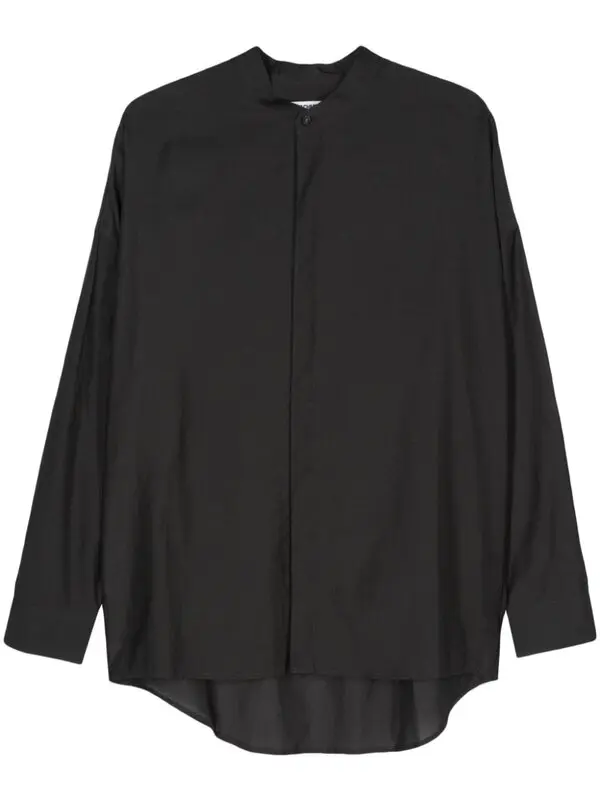 Attachment Band-collar Shirt