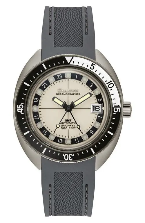 Bulova Oceanographer Automatic Strap Watch