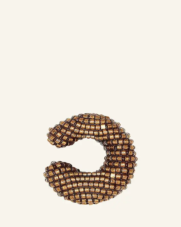 SUSANA VEGA Ora Beaded Ear Cuff - Bronze
