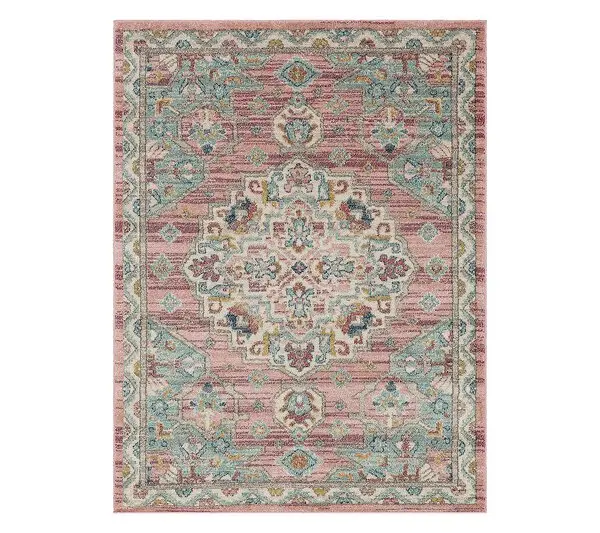 MOHAWK Home Laughton Pink 5' 3' X 8' Area Rug