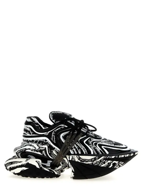 Balmain Unicorn Sneakers - White/black