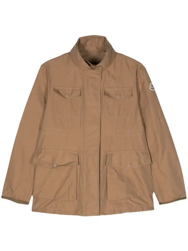 Moncler Ilo Concealed-hood Jacket - Brown