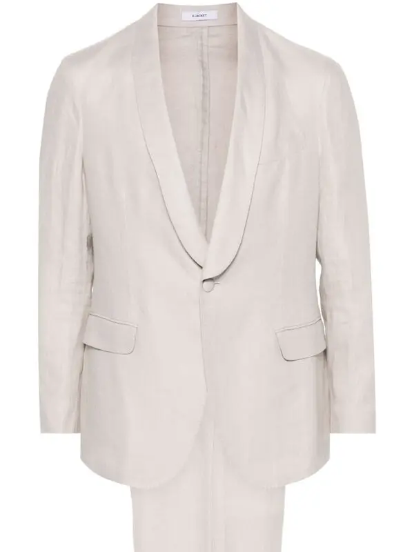 Boglioli Single-breasted Linen Suit