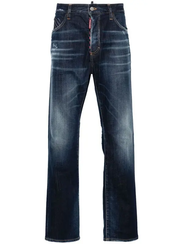 Dsquared2 Mid-rise Straight Jeans