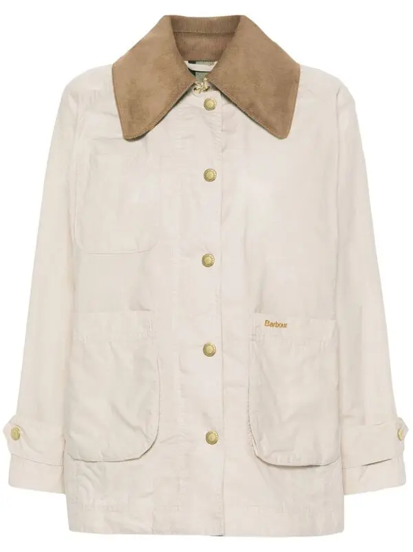 Barbour Hutton Oversized Jacket - Neutrals | Editorialist