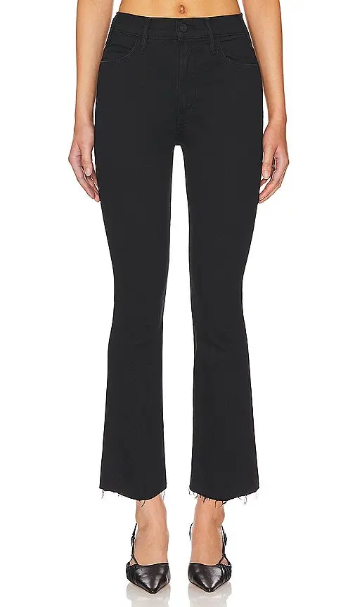 MOTHER Petite Lil Hustler Ankle Fray Jeans