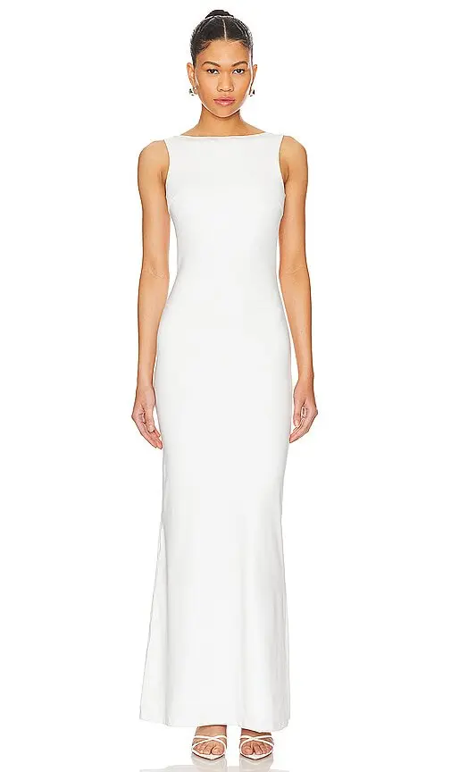 Superdown Astra Maxi Dress - White
