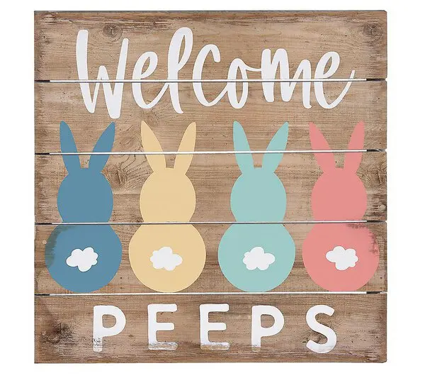 SINCERE SURROUNDINGS 8' Welcome Peeps Pallet Pe Tite